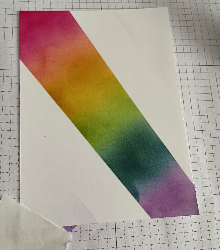 A different take on sponging, with the Enduring Beauty Stamp set