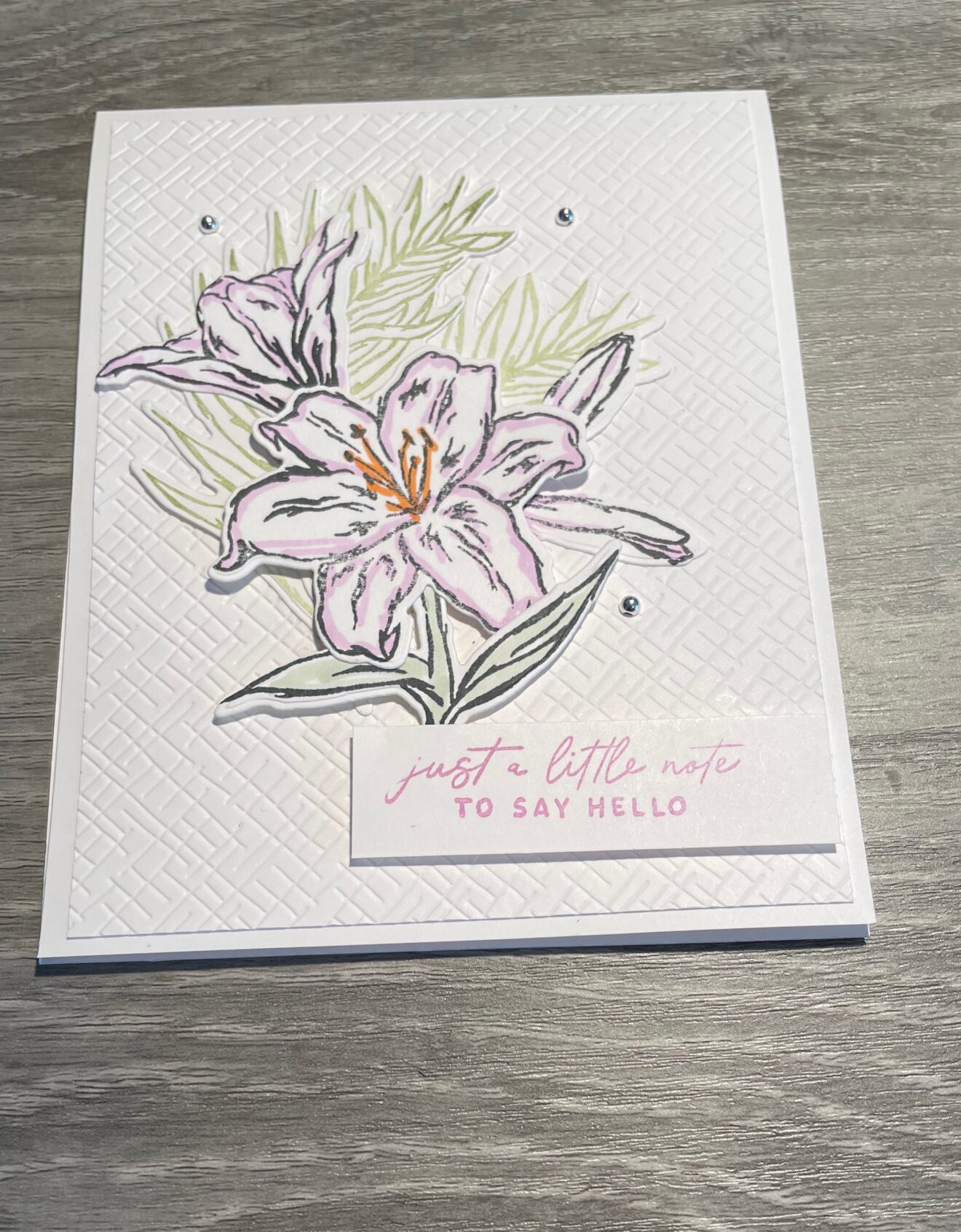 How to make multiple cards with one stamp