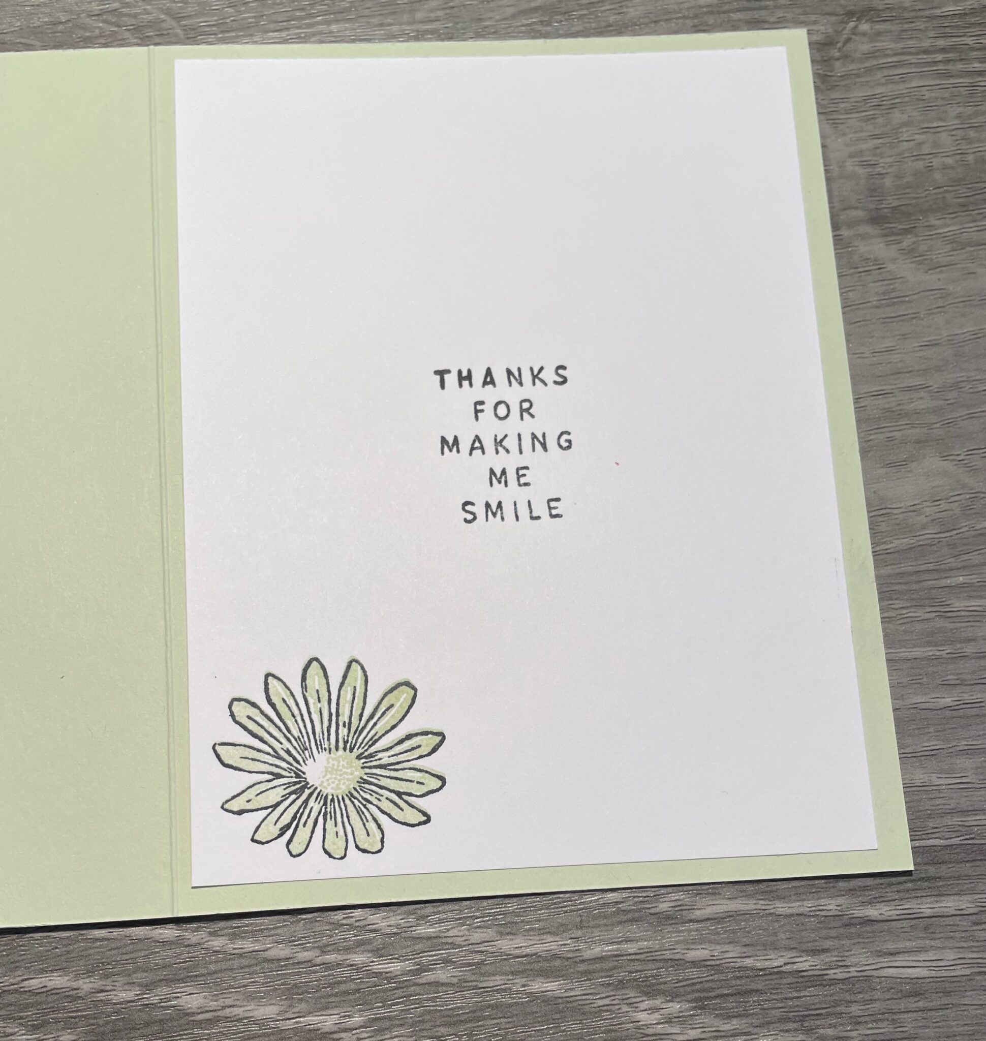 Cheerful Daisy card